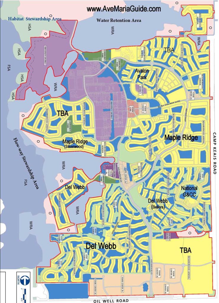 Land Expansion Map - Ave Maria Florida